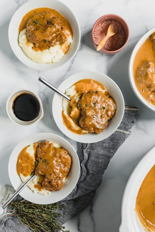 Crockpot Salisbury Steak Recipe Picture Food Fanatic