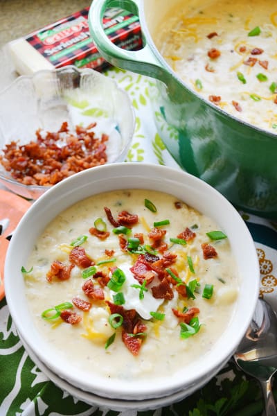 Baked Potato Soup Recipe - Food Fanatic