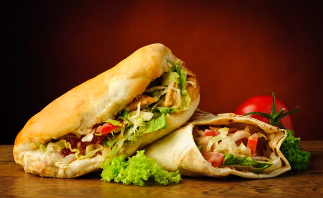 Chicken Shawarma Sandwich - Food Fanatic