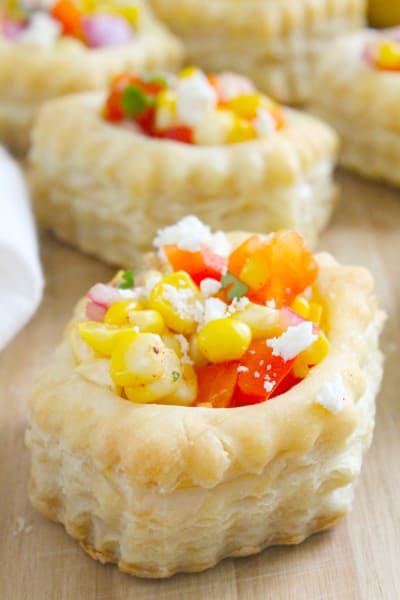 Mexican Corn Pastry Cups Recipe - Food Fanatic
