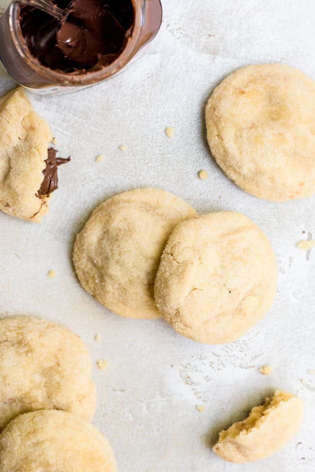 Nutella Stuffed Sugar Cookies Recipe - Food Fanatic