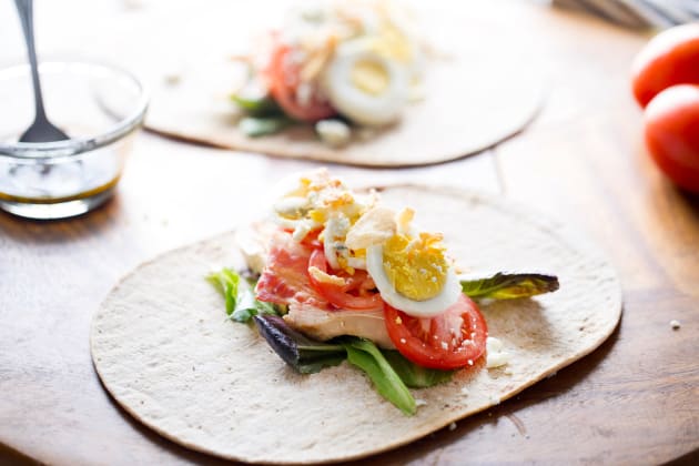 Cobb Salad Wrap Recipe - Food Fanatic