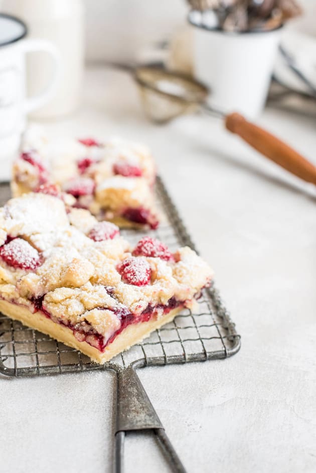 Raspberry Lemon Cookie Bars Recipe - Food Fanatic