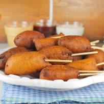 Homemade Mini Corn Dogs Recipe - Food Fanatic