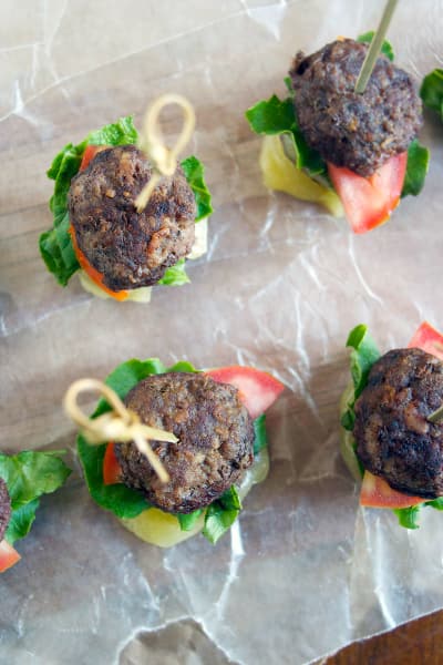 Meatball Sandwiches on a Stick Recipe - Food Fanatic