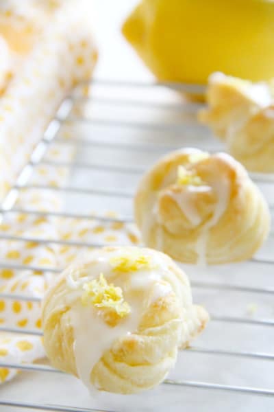 Puff Pastry Lemon Knots Recipe - Food Fanatic