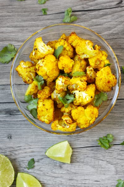 Turmeric Roasted Cauliflower Recipe - Food Fanatic