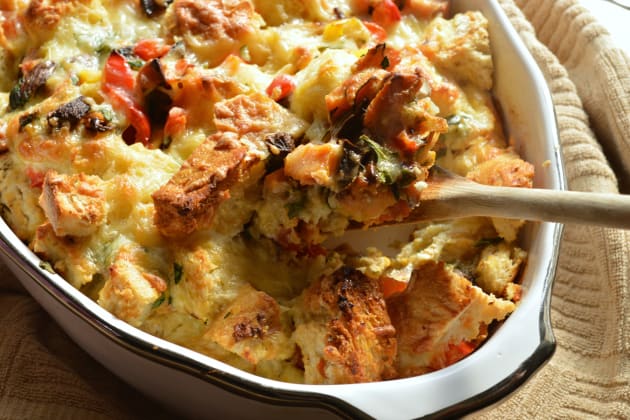 Vegetable Strata Recipe - Food Fanatic