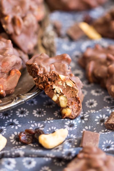Raisin Cashew Fudge Drops Image - Food Fanatic