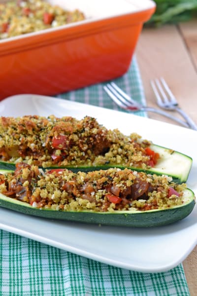 Stuffed Zucchini Recipe - Food Fanatic