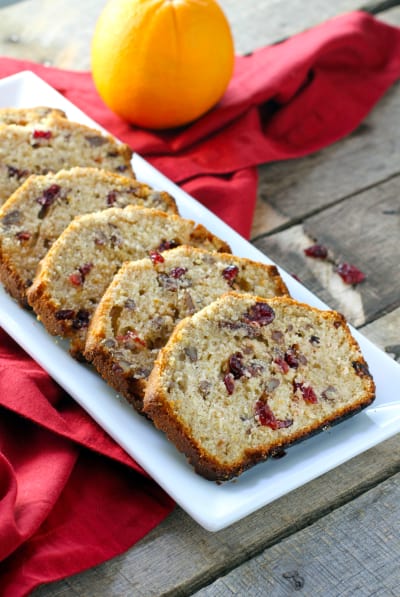 Orange Cranberry Bread Recipe Food Fanatic