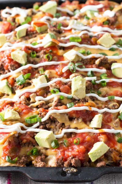 Loaded Nachos Recipe - Food Fanatic