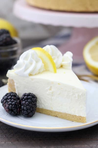 No Bake Lemon Cheesecake Recipe - Food Fanatic
