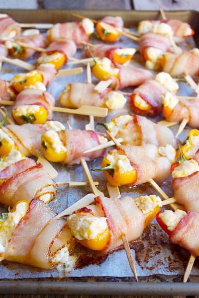 Mini Sweet Pepper Poppers Recipe - Food Fanatic