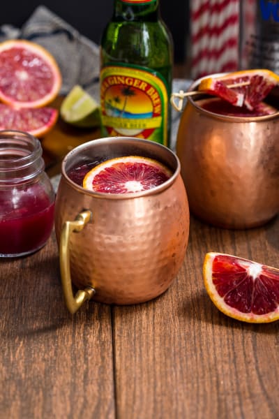 Blood Orange Mule Recipe - Food Fanatic