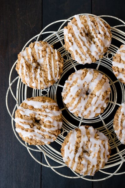 Cinnamon Crumble Donuts Recipe - Food Fanatic