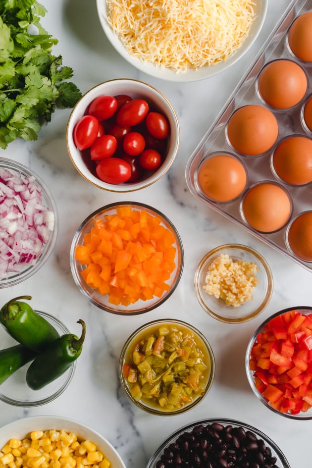 Tex Mex Breakfast Sheet Pan Frittata Recipe - Food Fanatic