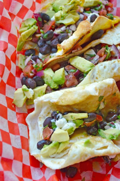 Huevos Rancheros Street Tacos Recipe - Food Fanatic