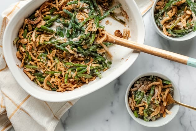 The Famous Green Bean Casserole Durkee Recipe - Food Fanatic