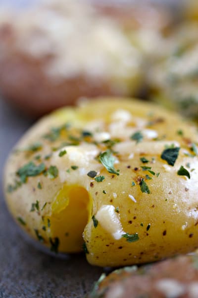 Parmesan Smashed Potatoes Recipe - Food Fanatic