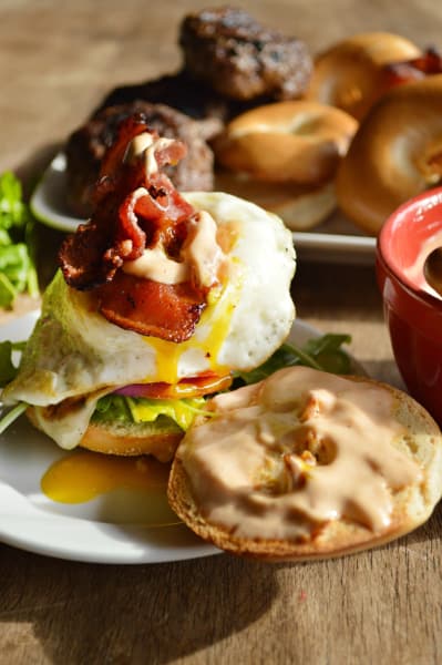 Breakfast Burger Recipe - Food Fanatic
