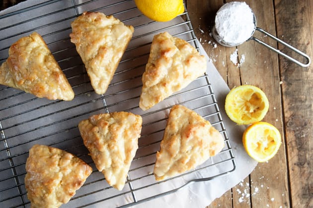 Lemon Cream Scones Recipe - Food Fanatic