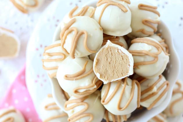 White Chocolate Buckeyes Recipe - Food Fanatic