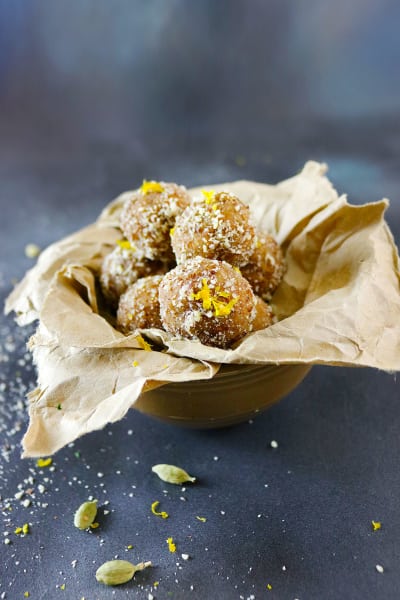 Orange Cardamom Bites Recipe - Food Fanatic