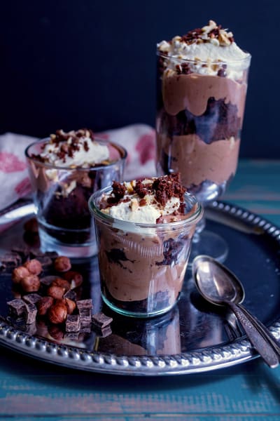 Spiked Nutella Parfaits Recipe - Food Fanatic