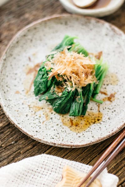 Spinach Ohitashi Recipe - Food Fanatic