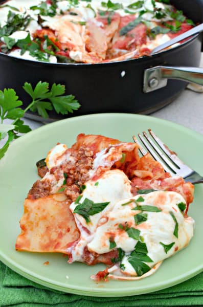 One Pot Lasagna Recipe - Food Fanatic