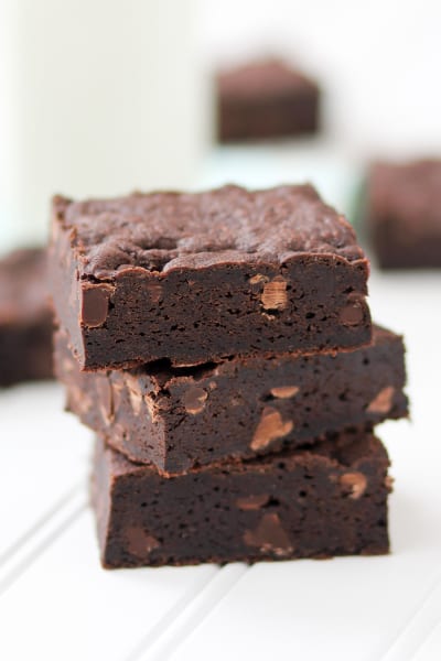 Fudgy Cake Mix Brownies Recipe - Food Fanatic