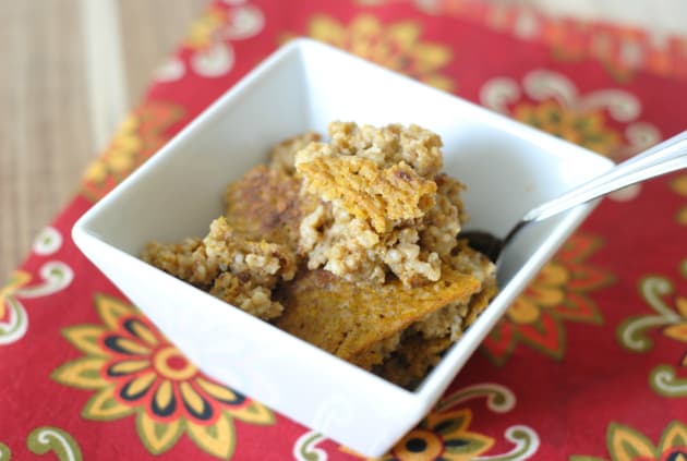 Baked Pumpkin Oatmeal Recipe - Food Fanatic