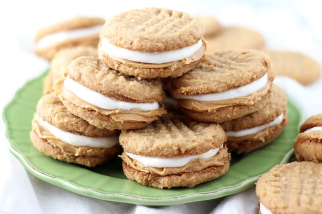 Fluffernutter Cookie Sandwiches Recipe - Food Fanatic